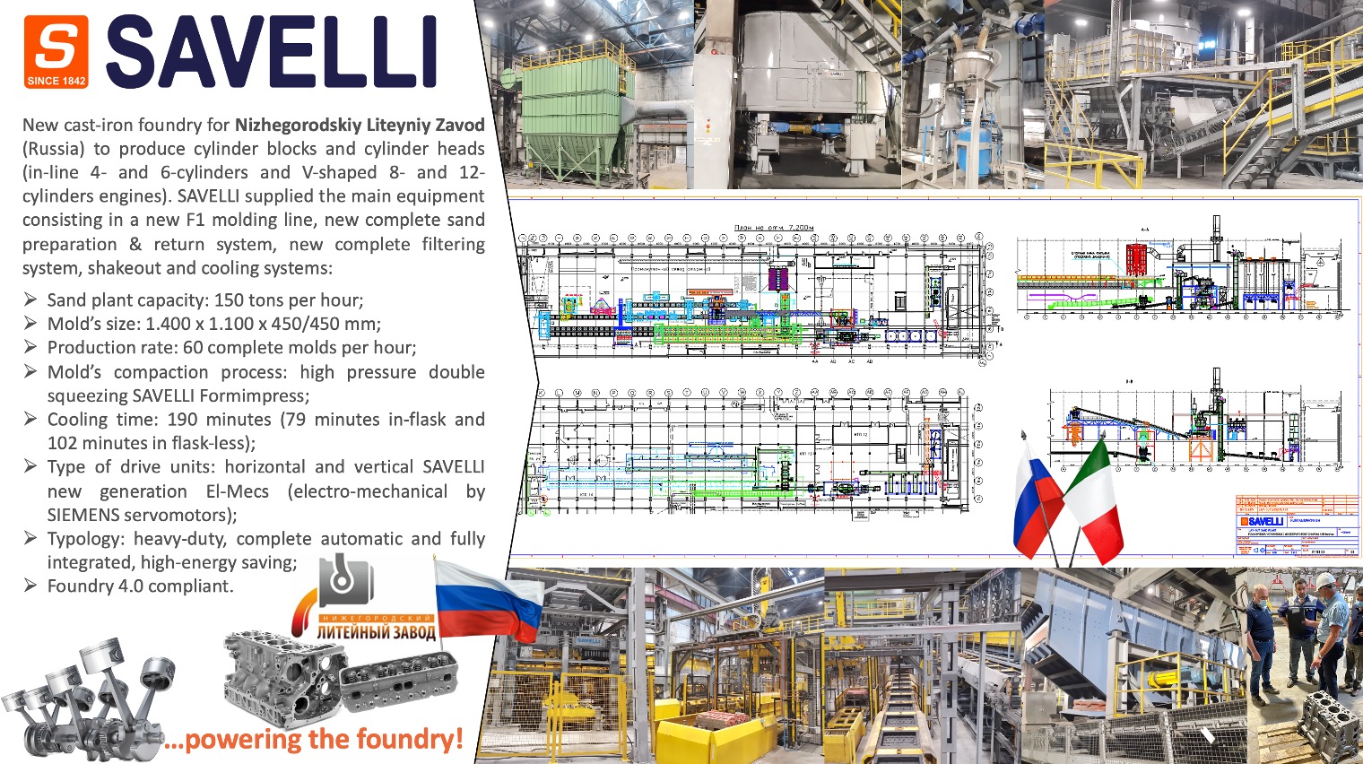 Avviamento di successo della nuova Fonderia in “Terra a Verde” di ...