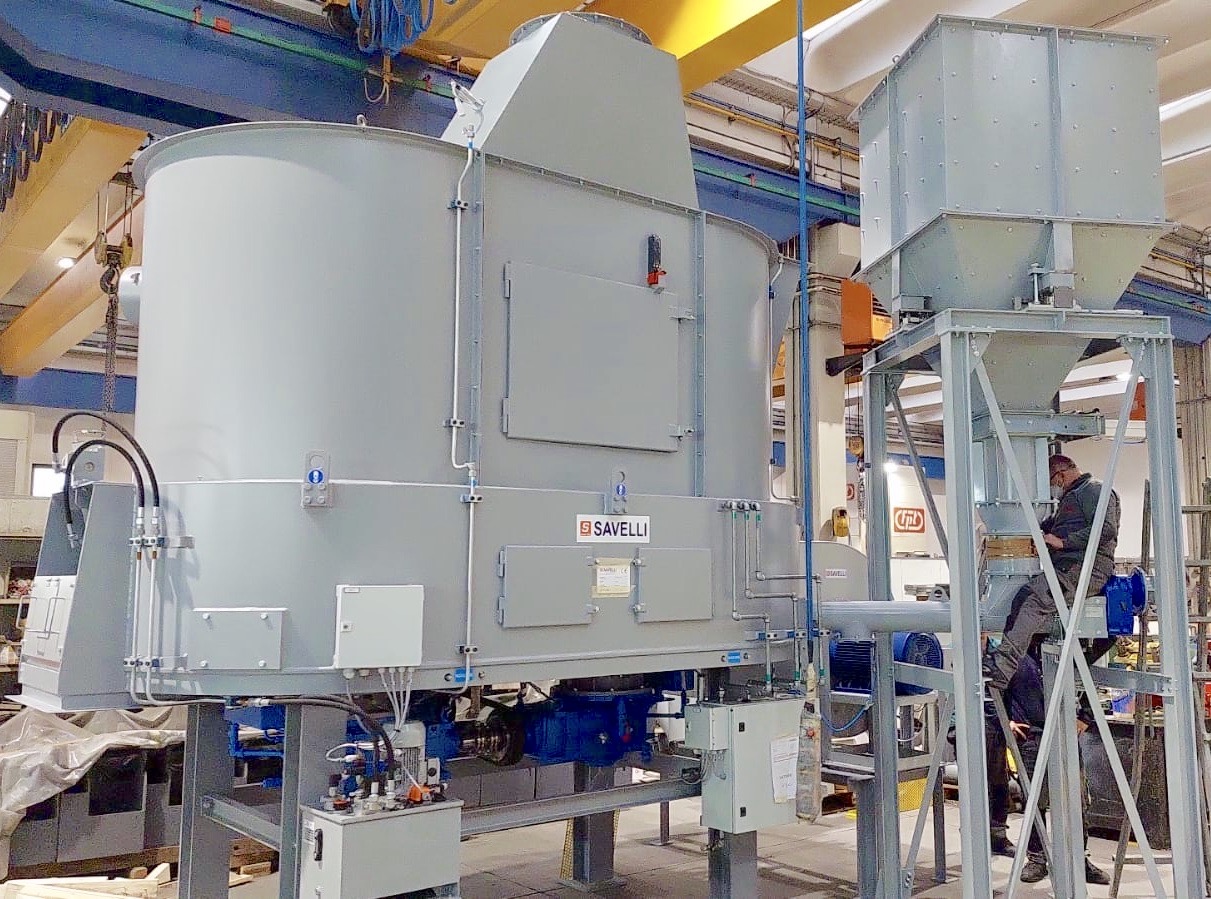 New SAVELLI SK 120 Sand Cooler, characterized by new additives' dosing ...