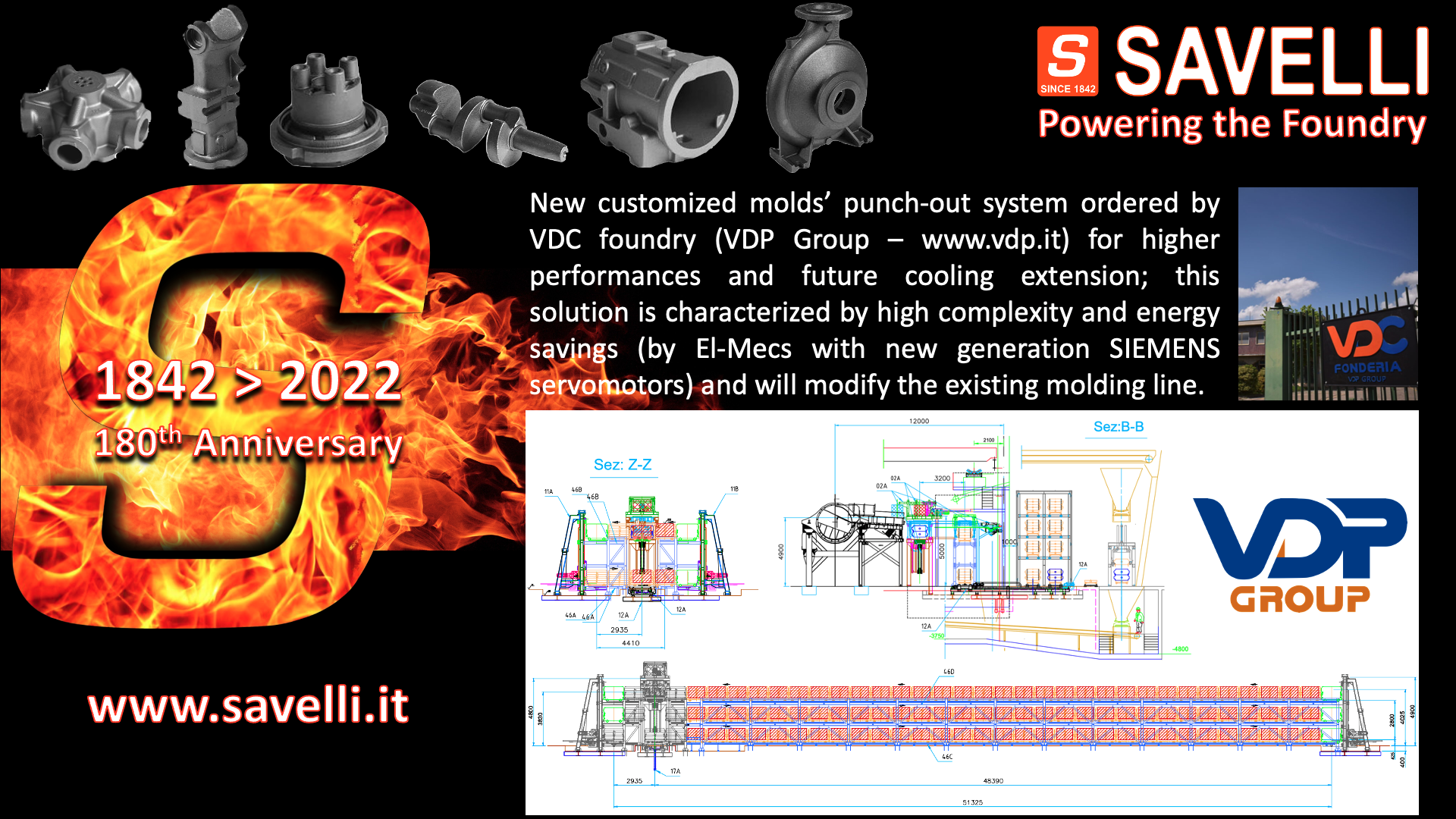 New customized molds’ punch-out system for VDC foundry (VDP Group ...
